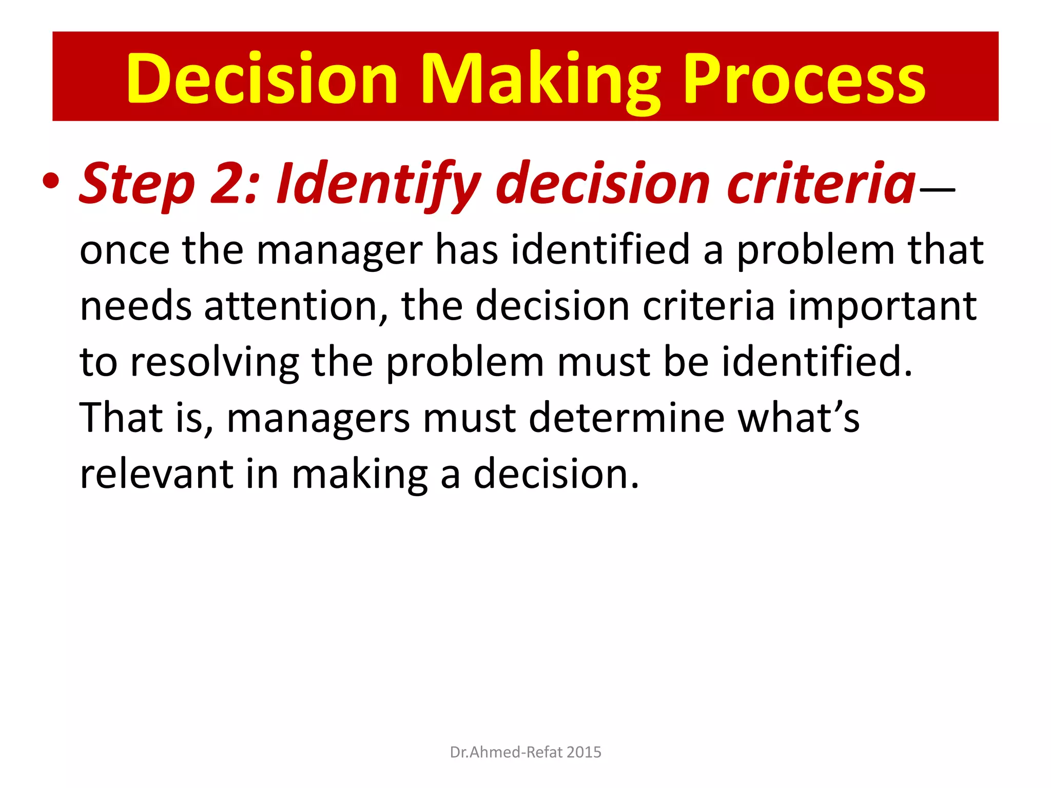 Decision making basic concepts | PDF