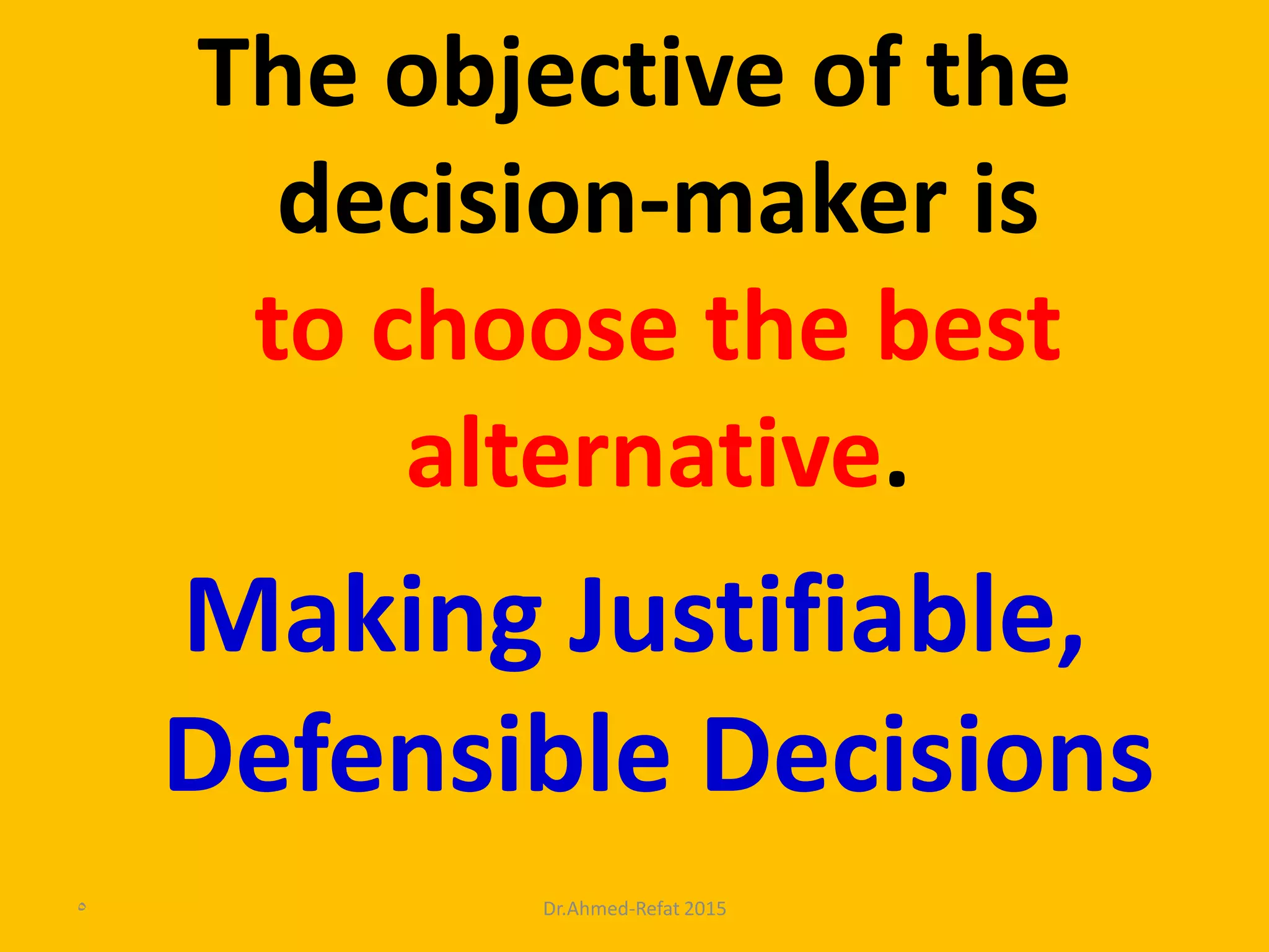 Decision making basic concepts | PDF