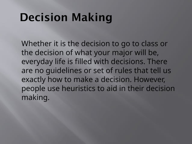 What is decision Making Bias (Heuristic).pptx