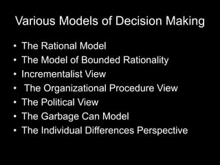 Decision making & cynefin framework | PPTX