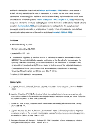 Decision making damasio | PDF