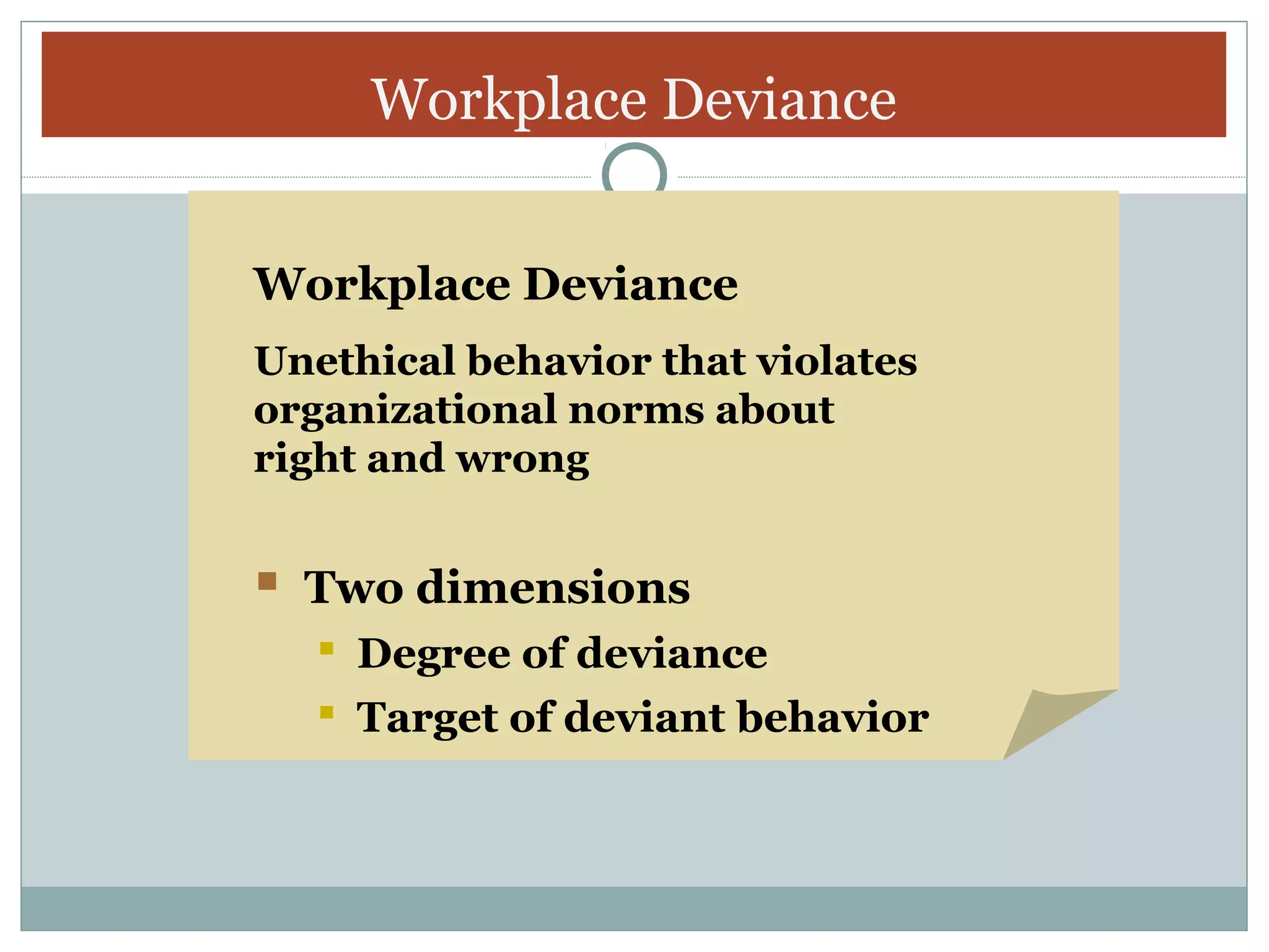 Decision making & deviance in business ethics | PPT