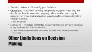 Decision making in administration | PPTX