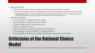 Decision making in administration | PPTX