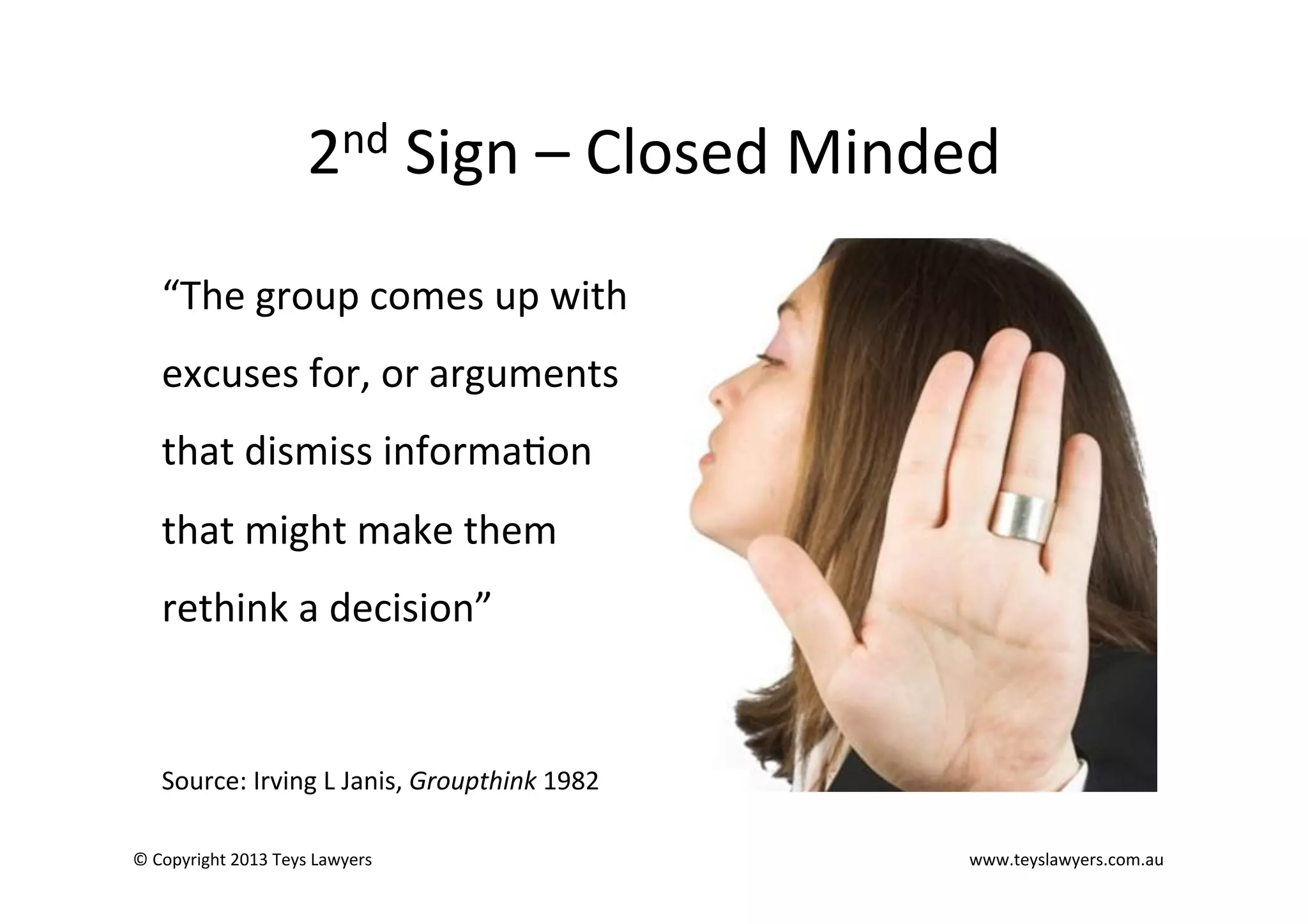 Groupthink | PDF | Legal Services Industry | Industries