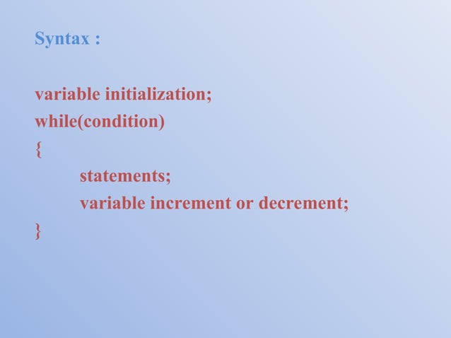 Decision making in C(2020-2021) statements | PPT