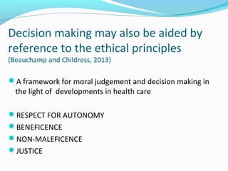 Decision making in end of life care | PPT