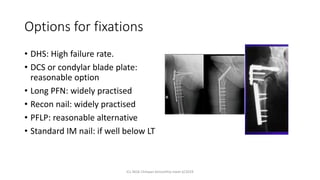 Decision making in fractures around hip icl 2019 chit | PPTX