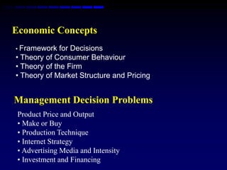 DECISION MAKING IN MANAGERIAL ECONOMICS | PPTX