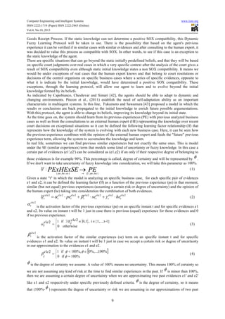 Decision making intelligent agent on sox compliance over the goods ...