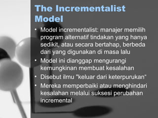 Decision making, learning, knowledge management, and information ...
