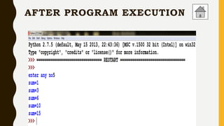 Decision making &_loops_in_python | PPTX | Programming Languages | Computing