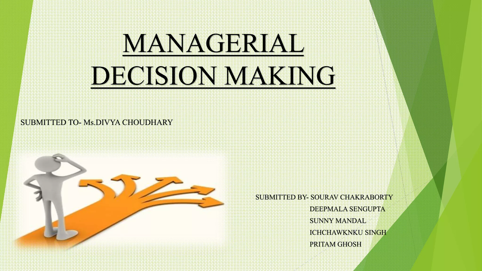 Decision making mcp | PPTX