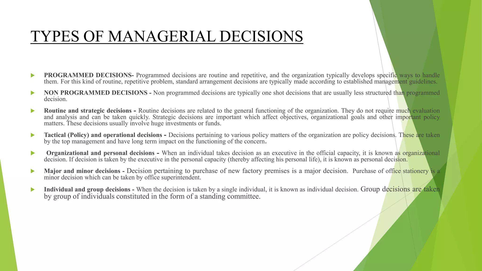 Decision making mcp | PPTX