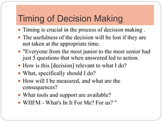 Decision making | PPT