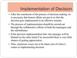 Decision making | PPT
