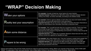 Decision making models | PDF