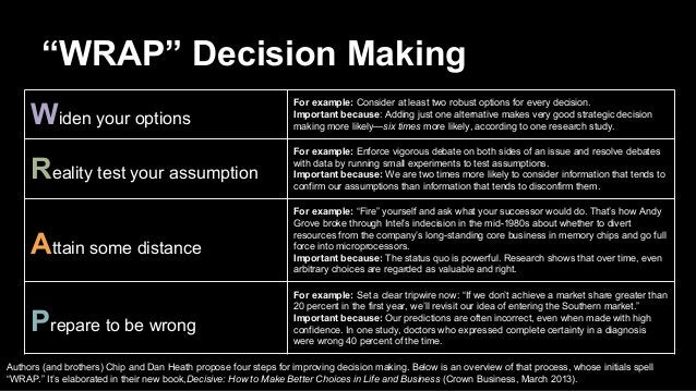Decision making models | PDF