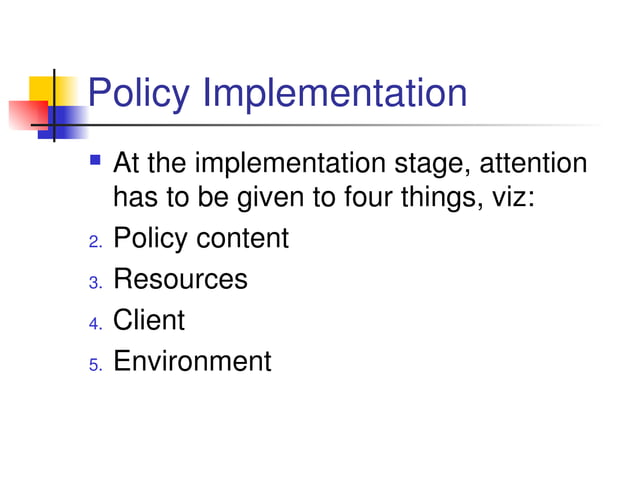 Decision making policy making and policy analysis | PDF