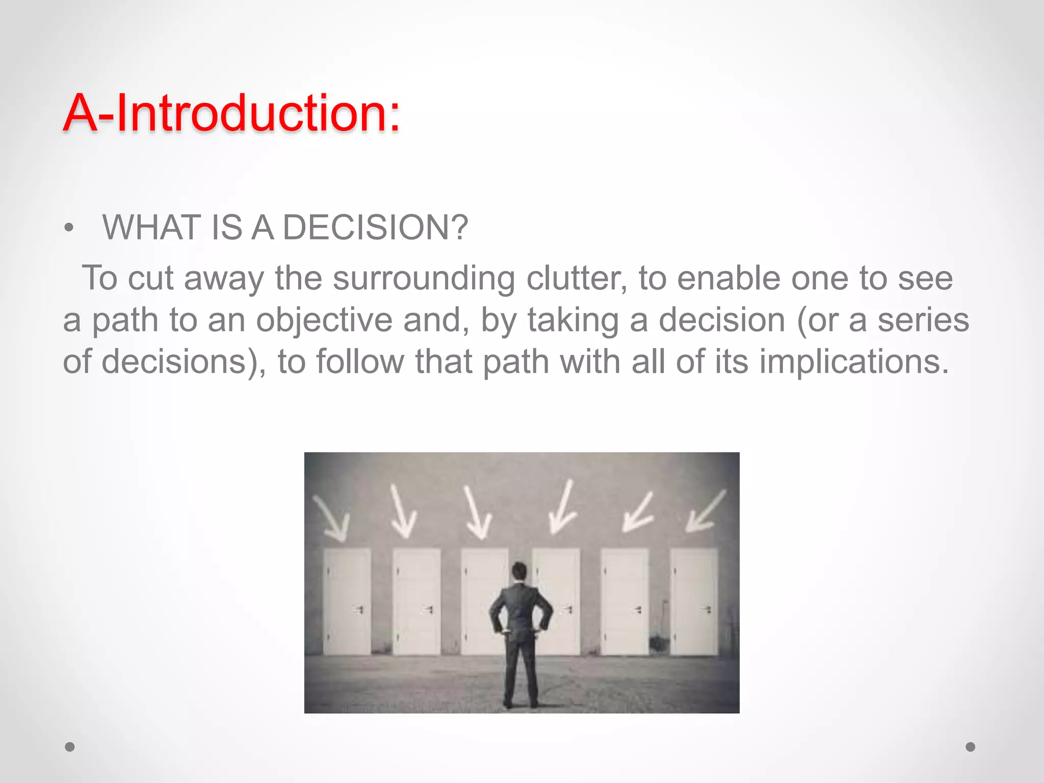 Decision making ppt | PPTX