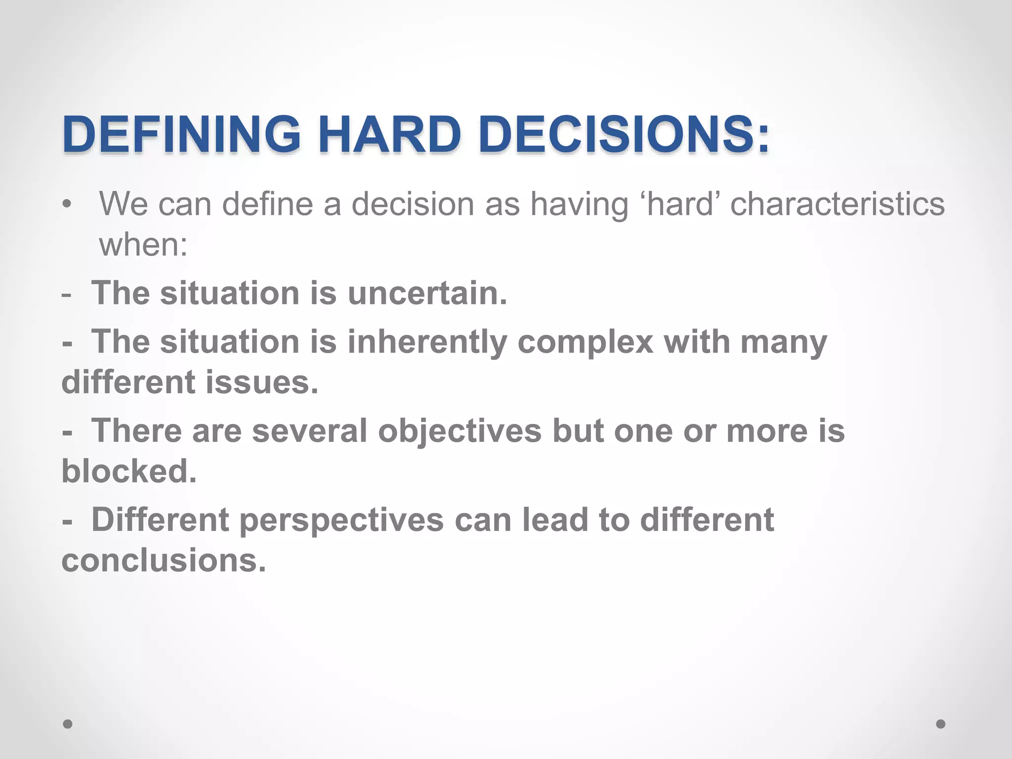 Decision making ppt | PPTX