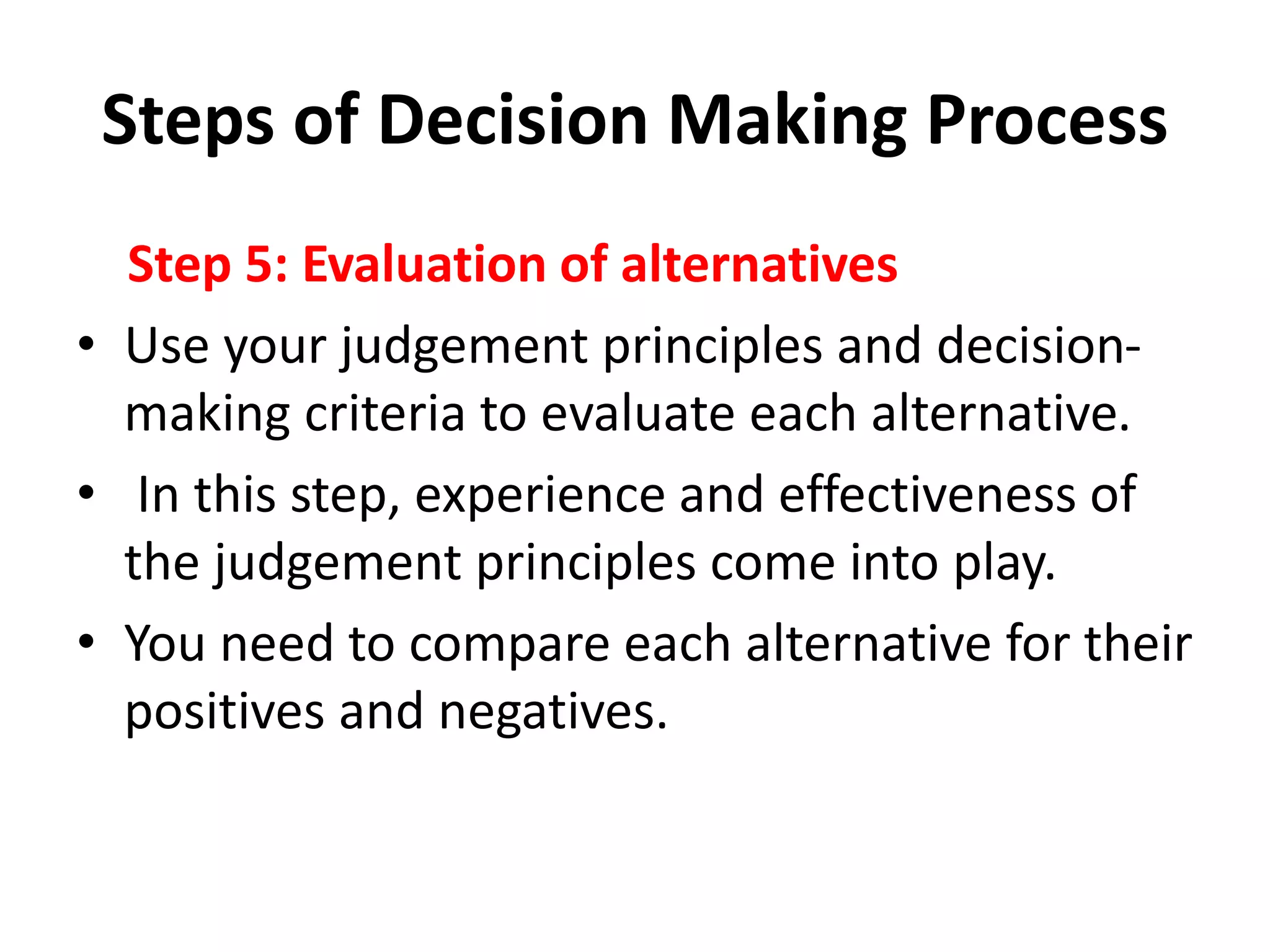 Decision making (ppt) | PPTX