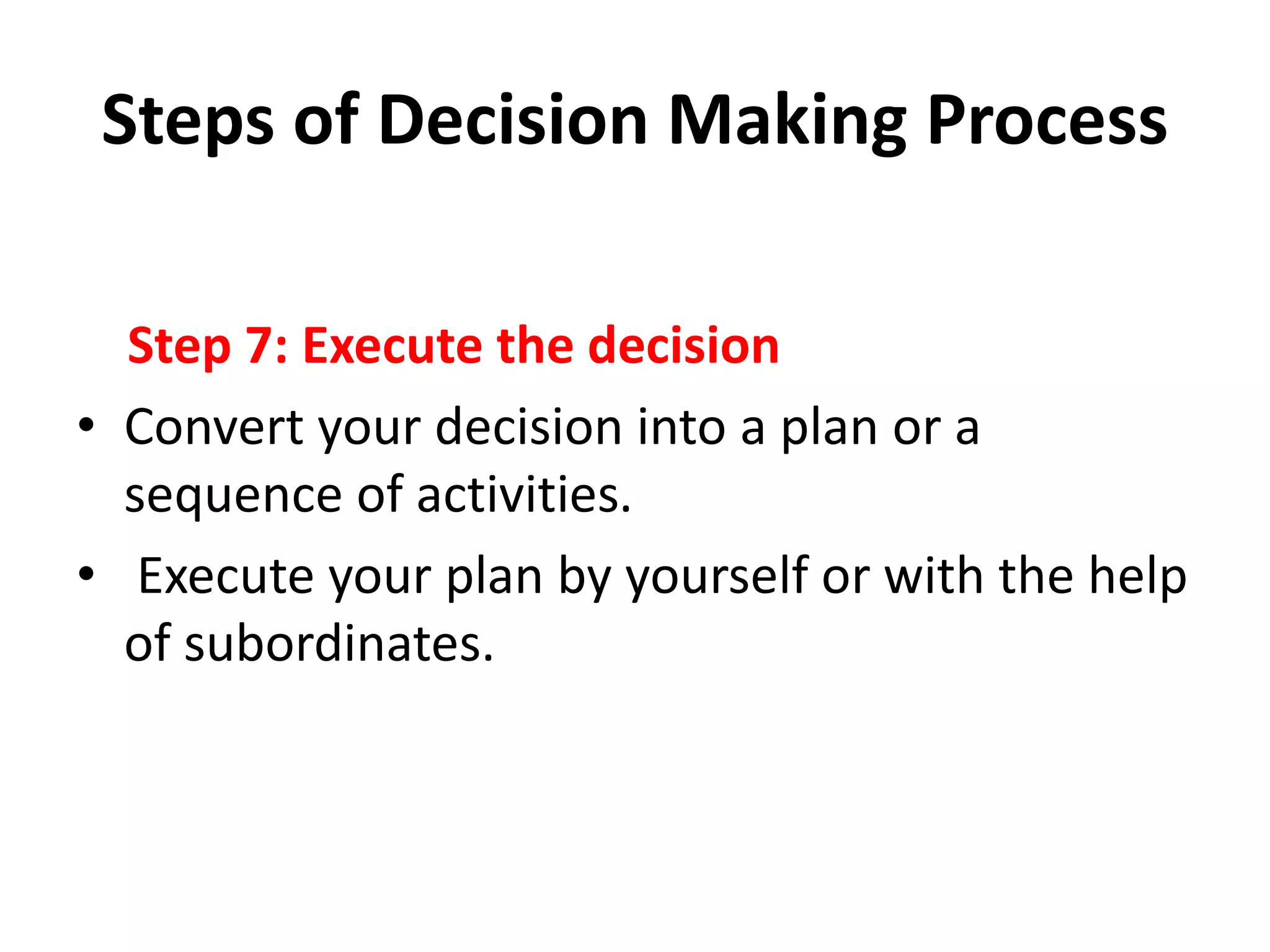 Decision making (ppt) | PPTX