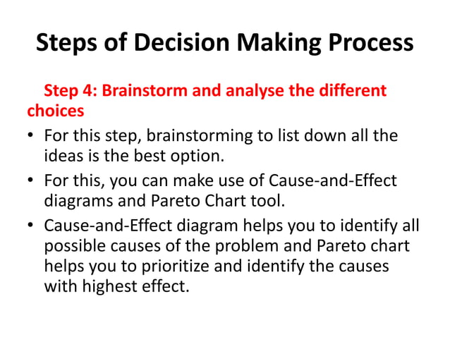 Decision making (ppt) | PPTX | Business Administration | Business