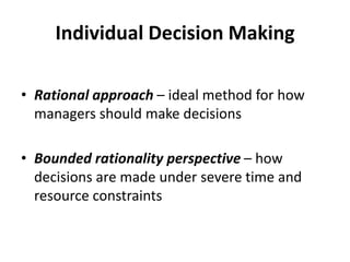 Decision making (ppt) | PPTX