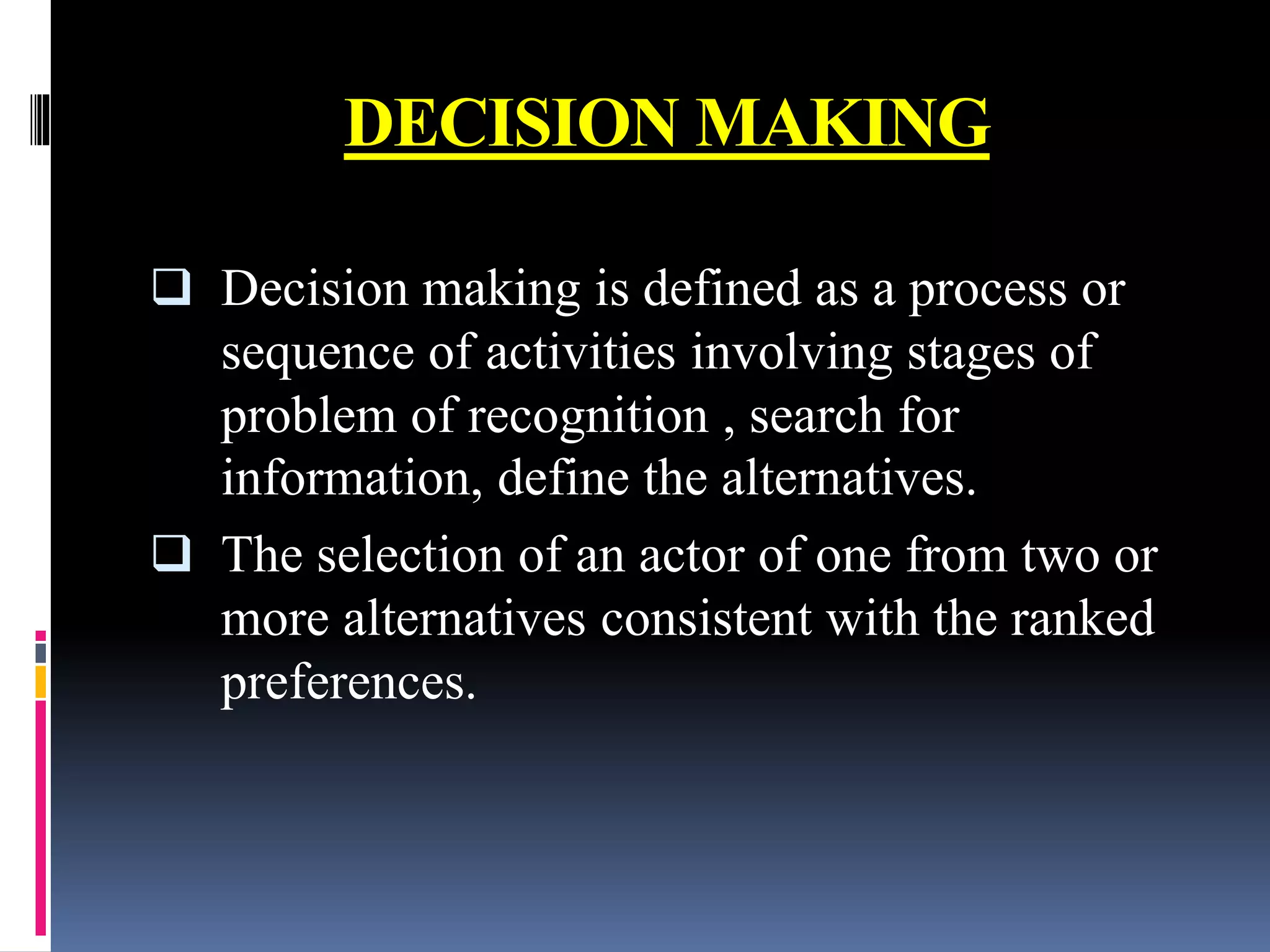 Decision making ppt | PPTX
