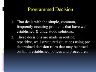 Decision making ppt | PPTX