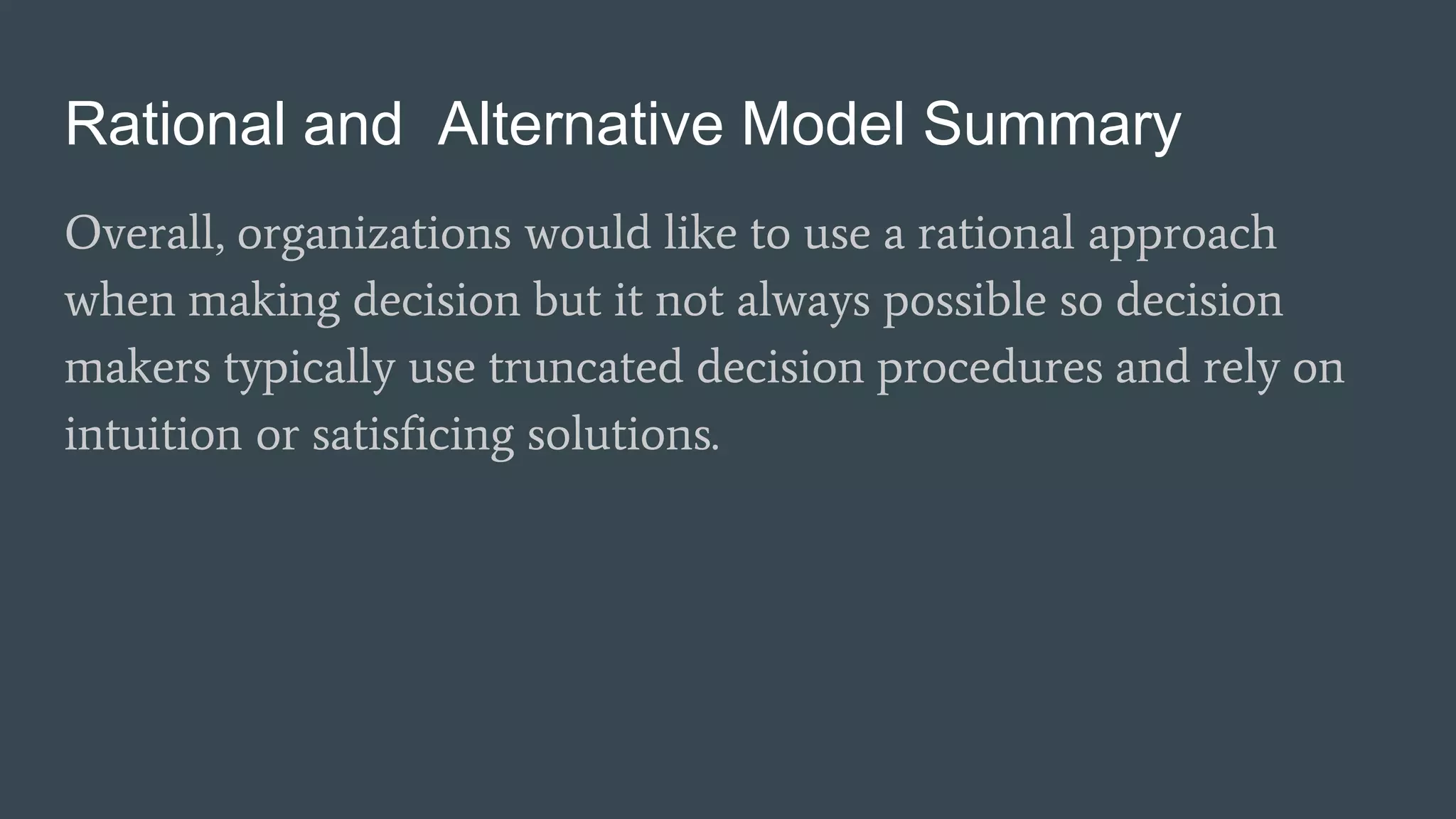 Decision Making Process | PPTX