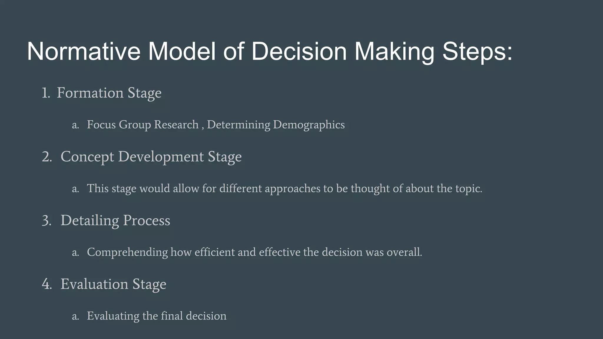 Decision Making Process | PPTX