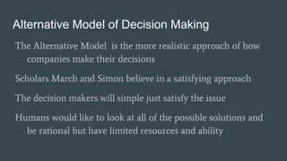 Decision Making Process | PPTX