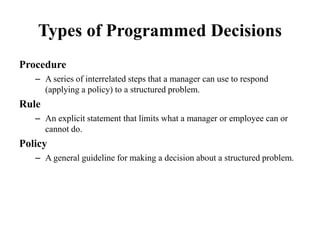 Decision making process | PPTX