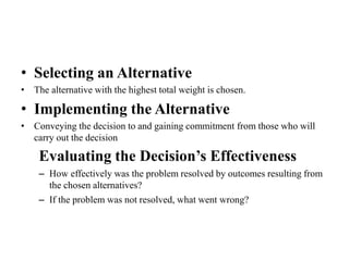 Decision making process | PPTX