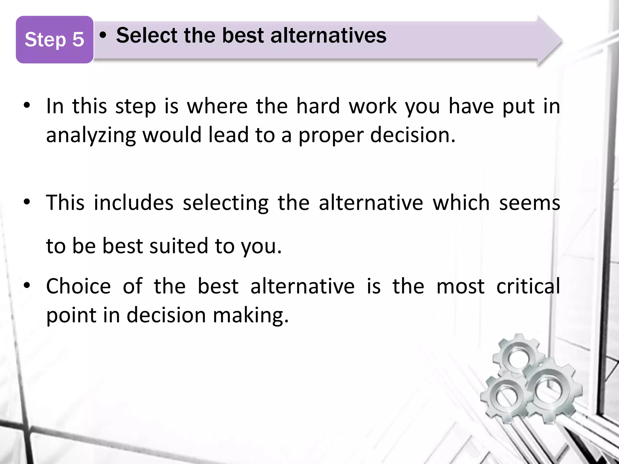 Decision Making Process | PPTX