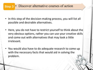 Decision Making Process | PPTX