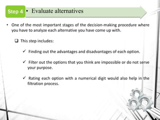 Decision Making Process | PPTX