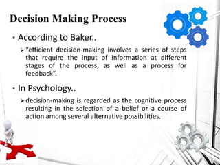 Decision Making Process | PPTX