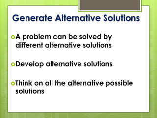 Decision making process | PPTX