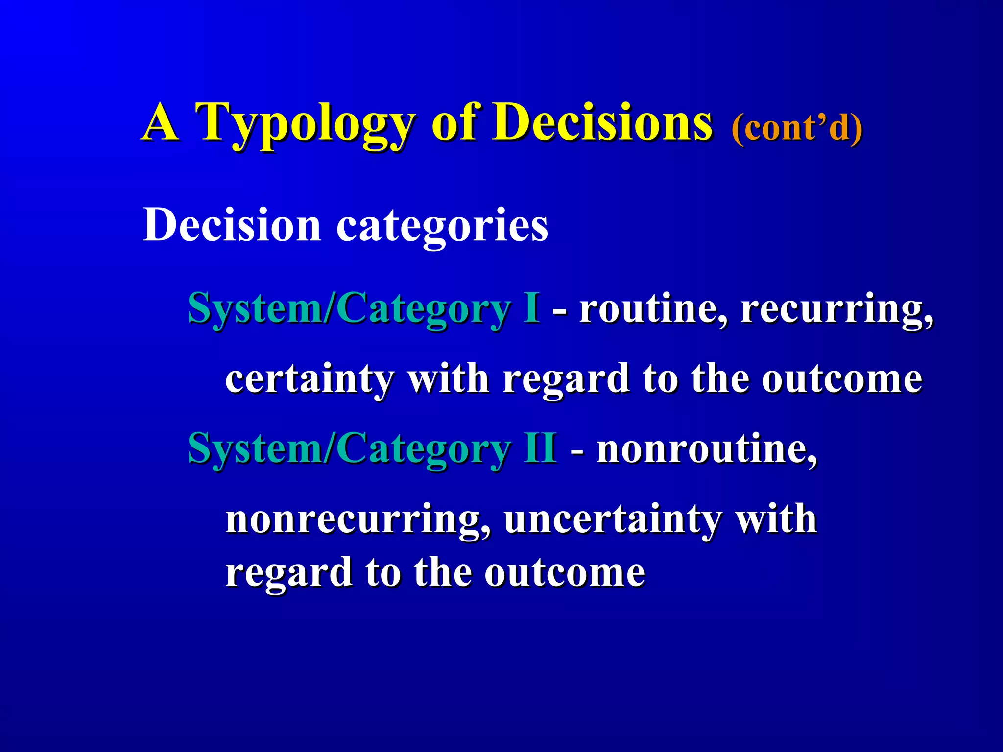 The Decision Making Process Based on Bazerman | PPT