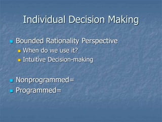 Decision Making Processes | PPT