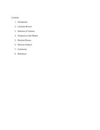 Decision making process of venture capitalists (v cs) | PDF