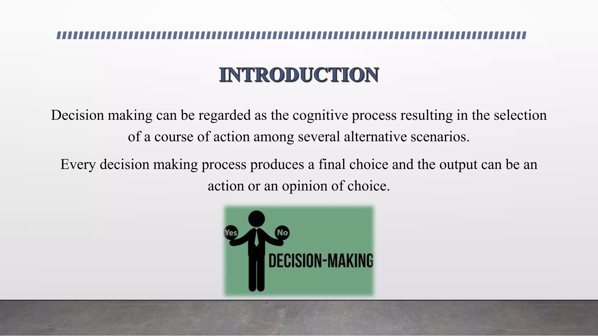 Decision making -Professional Skills | PPTX