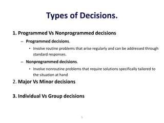 Decision making , rr mob.2011(3) | PPTX | Business | Business and Finance