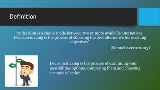 Decision making skills | PPTX