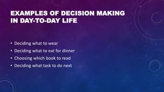 Decision Making Process | PPT