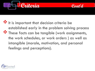 Decision Making Skills for every employee at the workplace | PPT