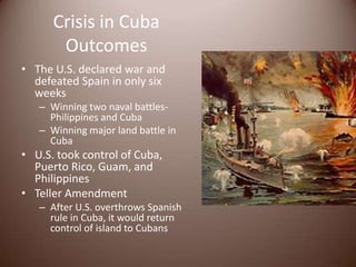 Spanish american war student handout | PPTX